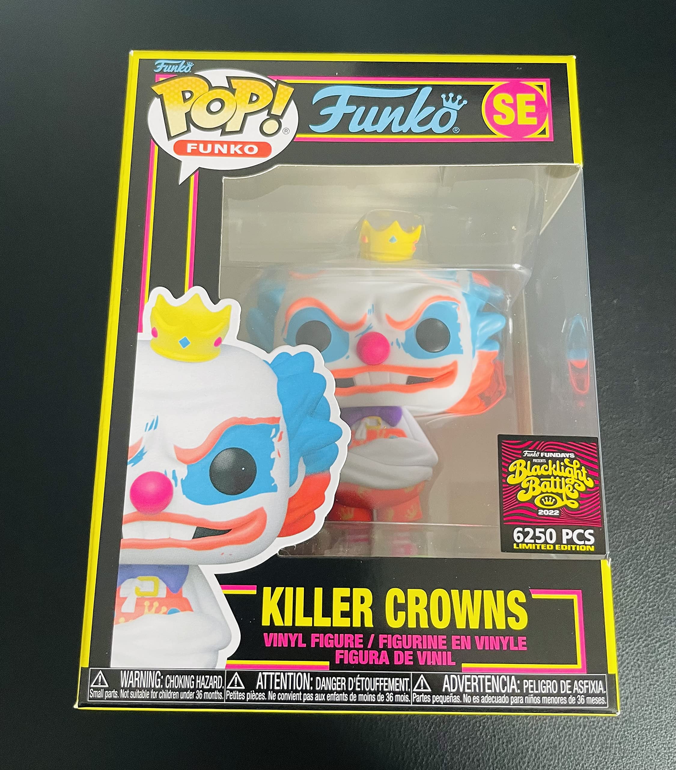 Funko POP! Fundays Killer Crowns Clown LE 6250 Exclusive - Walmart.com