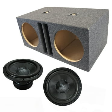 Harmony Audio HA-ML2X12D1 Dual 12" Monolith Series Vent Loaded Sub Box ...