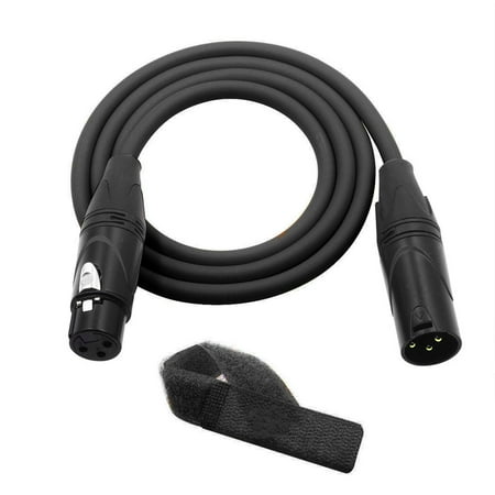 XLR Male to Female 3Pin Audio Cable, XLR Microphone Cable/Mic Cable ...