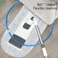 Adjustable Flat Mop with Microfiber Pad for Laminate Hardwood Tile and ...