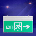Acrylic tag fire indicator light floor safety exit one-way arrow ...