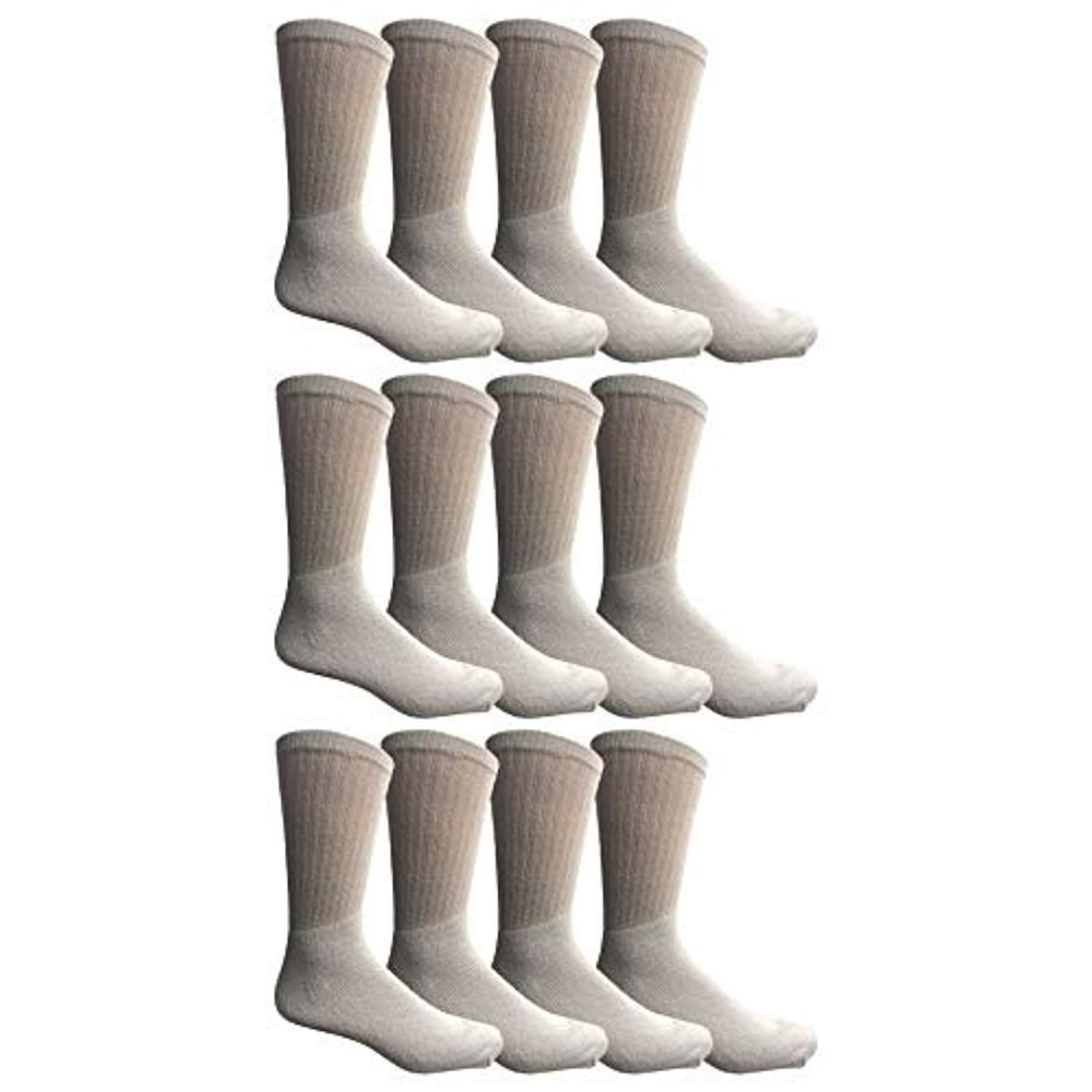 SOCKS'NBULK - 12 Pairs of Excell Youth Boy Socks, Cotton Socks for Boys ...