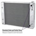 Speedway Motors WindChill™ Universal LS Swap 3-Row Aluminum Radiator ...