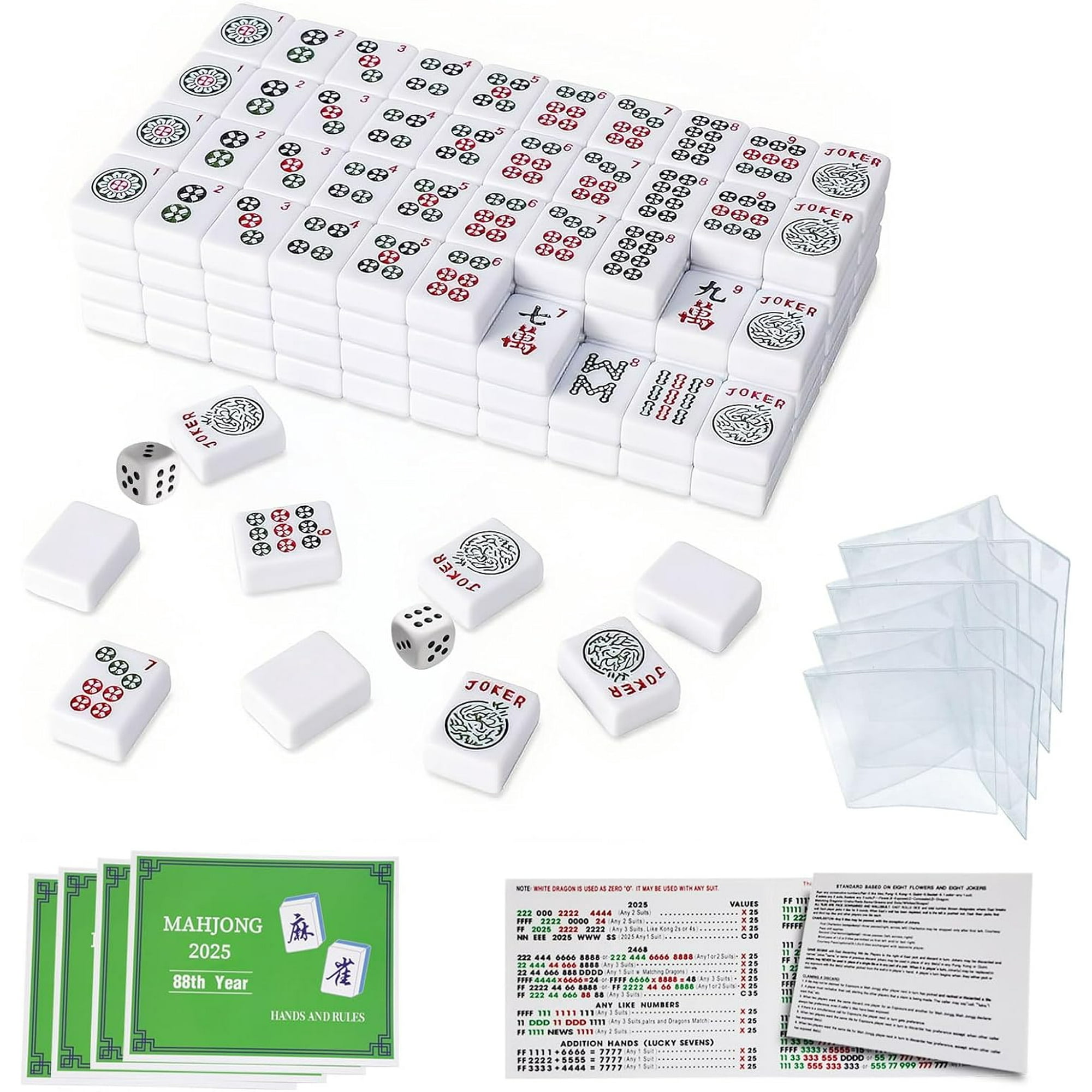 Click here for Salafire American Mahjong Game Set  166 White Tile... prices