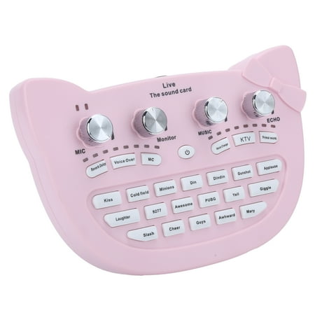 Audio Mixer, Sound Card, DSP Noise Reduction Chip 18 Special Effects ...