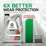 Castrol GTX Full Synthetic 5W-30 Motor Oil 5 Quarts for Engine ...