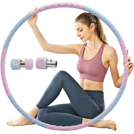 Adults Exercise Weighted Hula Hoop 3-5 lbs for Women Workout Hula-Hoop ...