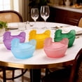 Chicken Shaped Glass Candy Dish, Chicken Candy Dish with Lid, Vintage ...