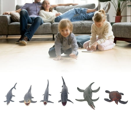 Prehistoric Sea Animal Toys, Ancient Ocean Animal Figures Model ...
