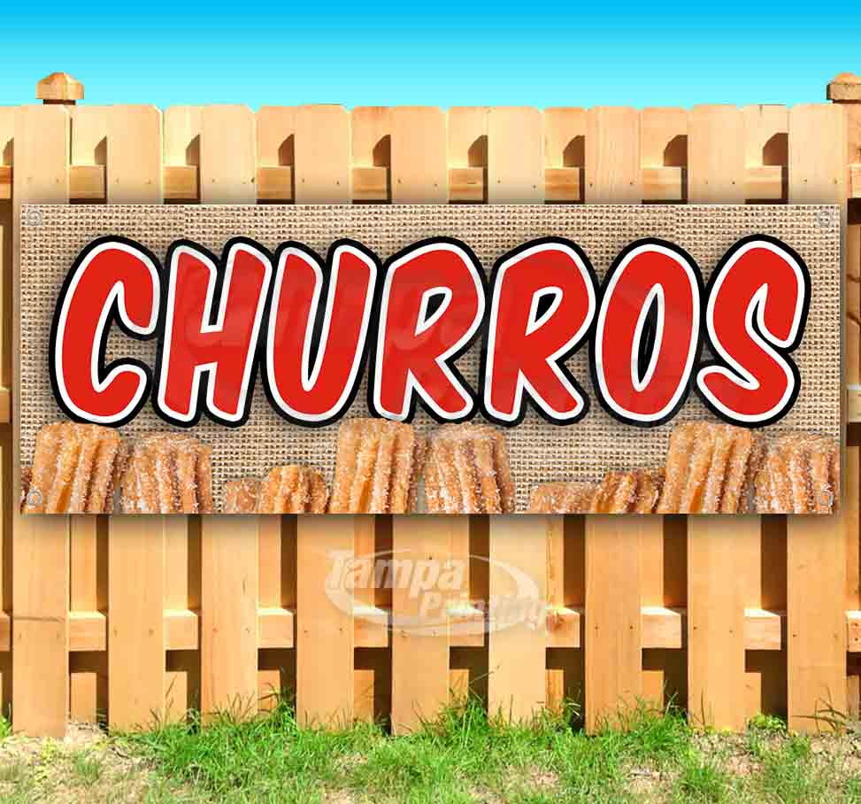 Churros 13 oz Vinyl Banner With Metal Grommets - Walmart.com