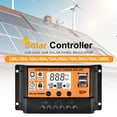 Auto Solar Controller 12V 24V PWM Controllers LCD USB 5V Output Solar ...