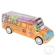 Light up Transparent School bus Toy Car for Kids - 1 Piece color may ...