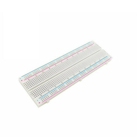 Decodeary Breadboard Plastic Flexible Test Board 830 Points Solder-less ...