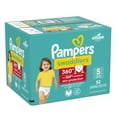 Pampers Swaddlers 360 Pull-On Diapers, Size 5, 52 Count for up to 100% ...