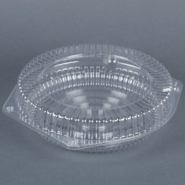 DFI Clamshell Pie Container 9" Shallow LBH-991 Clear Pack 100/case ...