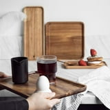 Magazine Wooden Tray Solid Rectangular Wooden Tray Disk Tea Tray ...