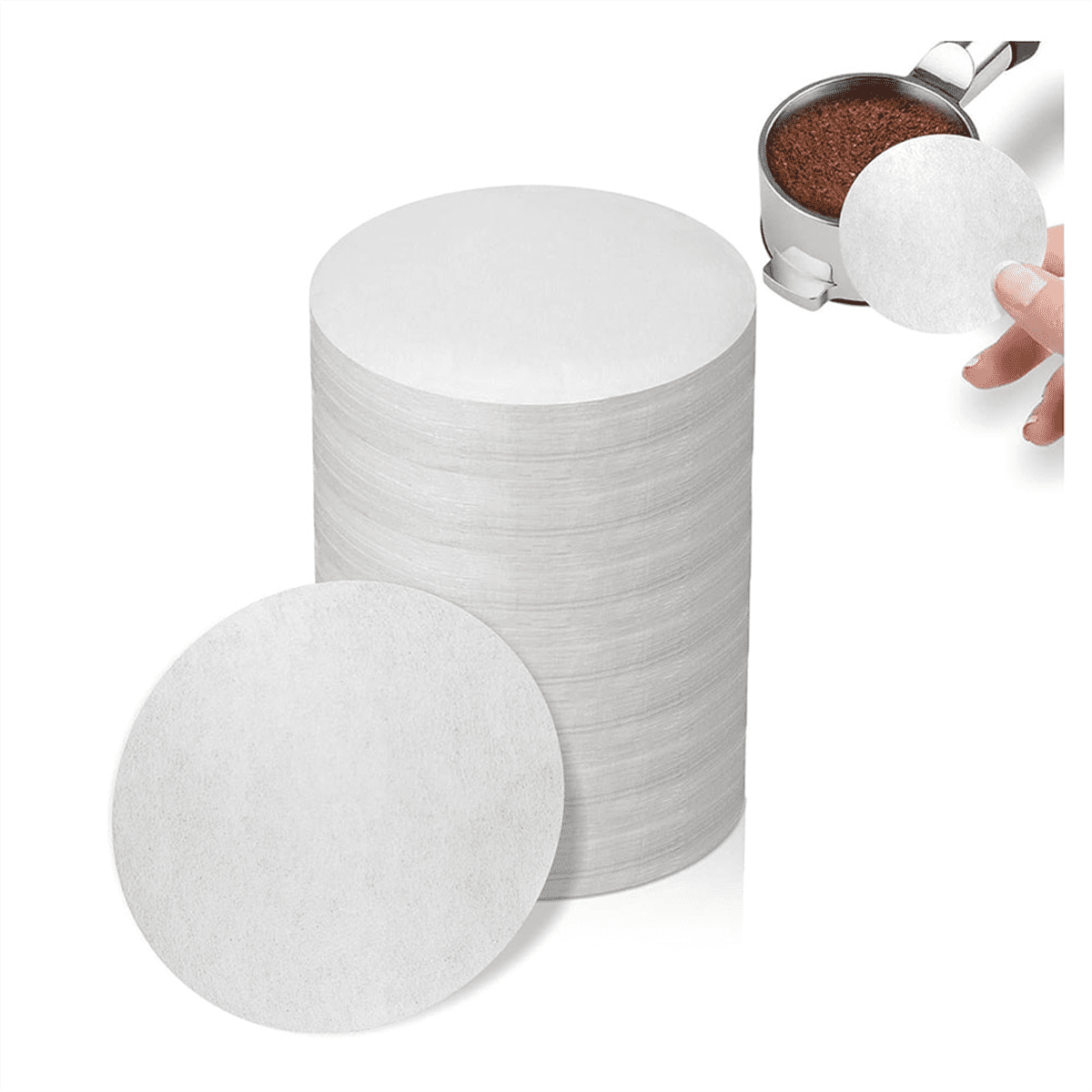 Click here for Zh & Art Espresso Filter Paper 51mm-800pcs Unbleac... prices