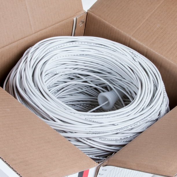 Five Star 1000FT 22/4 2 Pairs Cable Security Burglar Station Alarm Wire ...