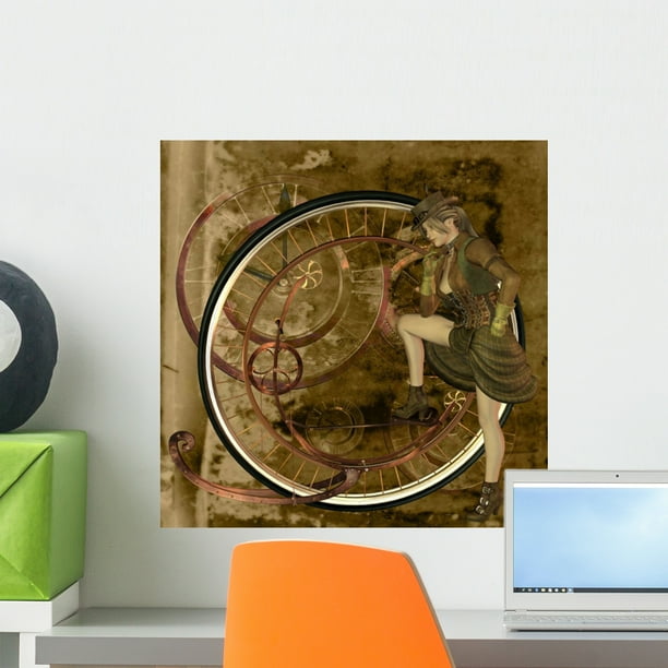 Steampunk Wall Mural by Wallmonkeys Peel and Stick Graphic (18 in H x ...