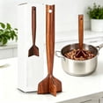 Wooden Meat Chopper Potato Masher Multi Functional Tool with Three ...