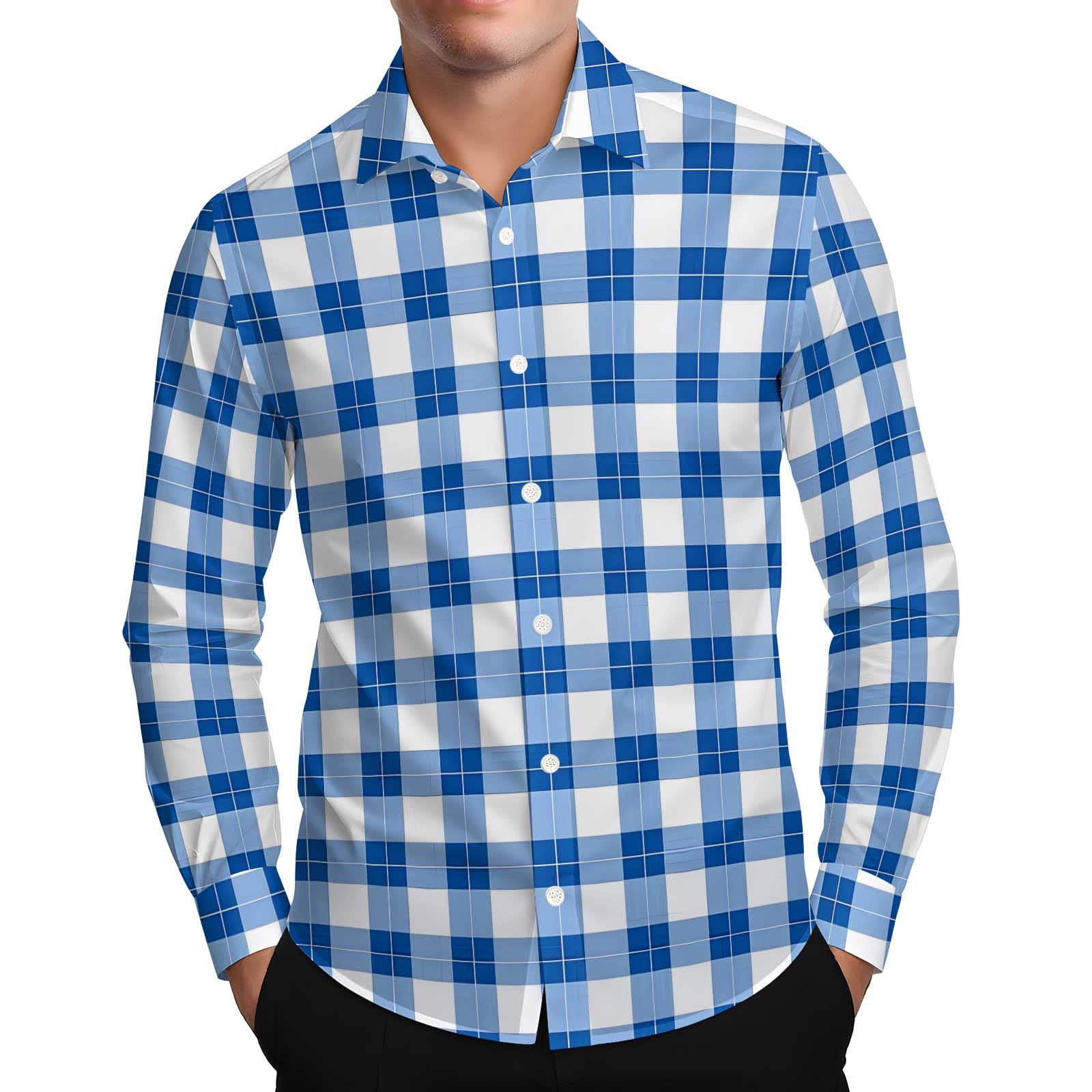 Click here for Dagugfen Long Sleeve Shirts For Men Western With P... prices