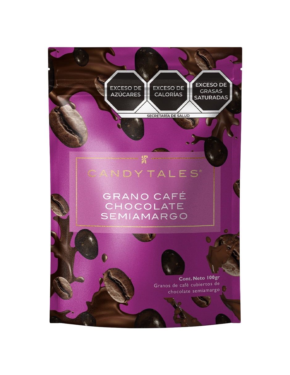 Grano de cafe chocolate semiamargo Candy Tales 100 gr c/u 3 pz | Bodega ...