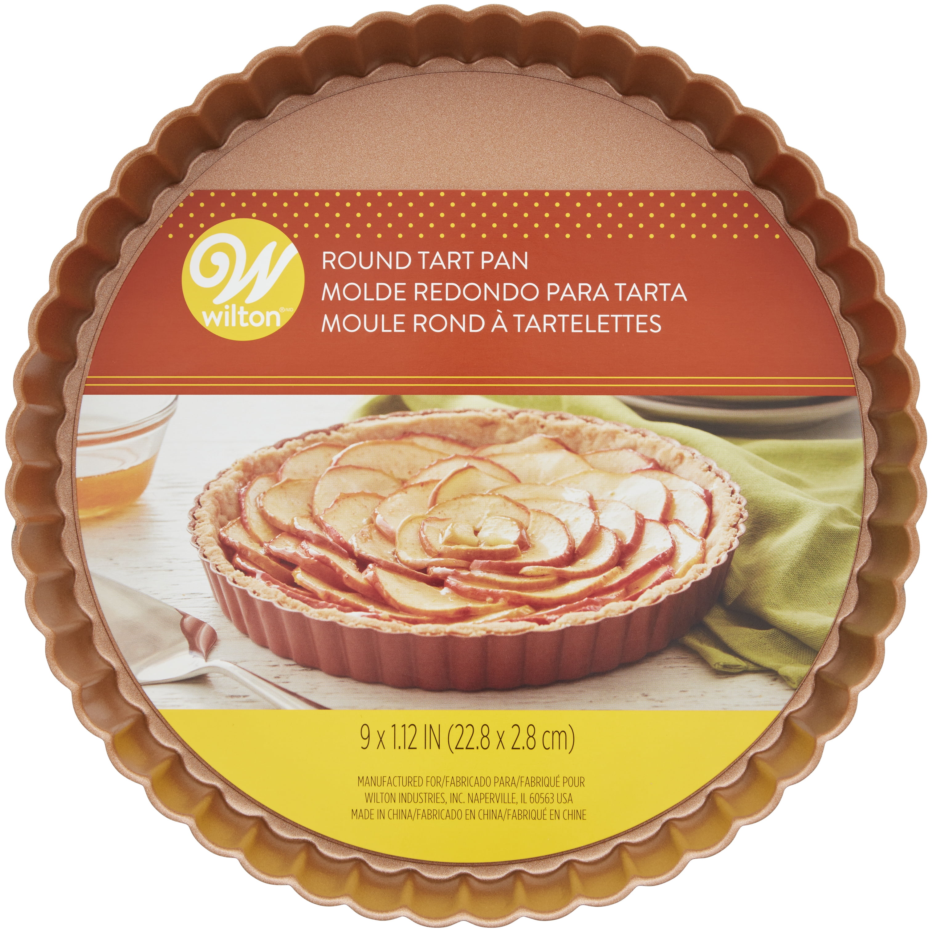 Wilton Non-Stick Round Scalloped Tart and Quiche Pan, 9-Inch - Walmart.com