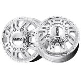 17" Silver Predator Dually 049 Wheel by Ultra Wheel 049-7692FC ...