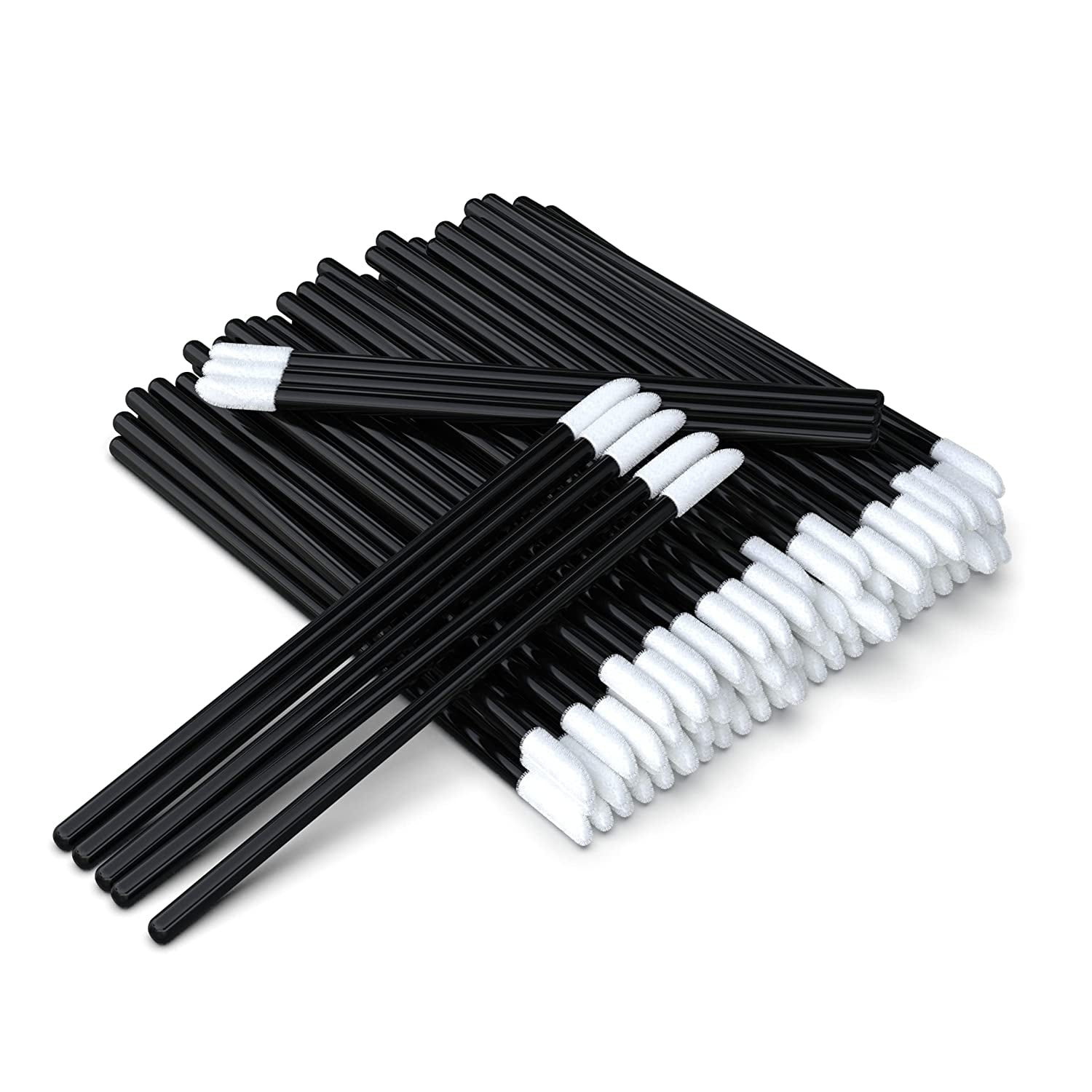 200 Disposable Lip Brushes, Lipstick & Lip Gloss Applicators Lint Free ...