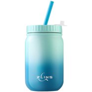 nuby two-handle no-spill flip n' sip straw cup, 8 ounce, red with blue - Walmart.com