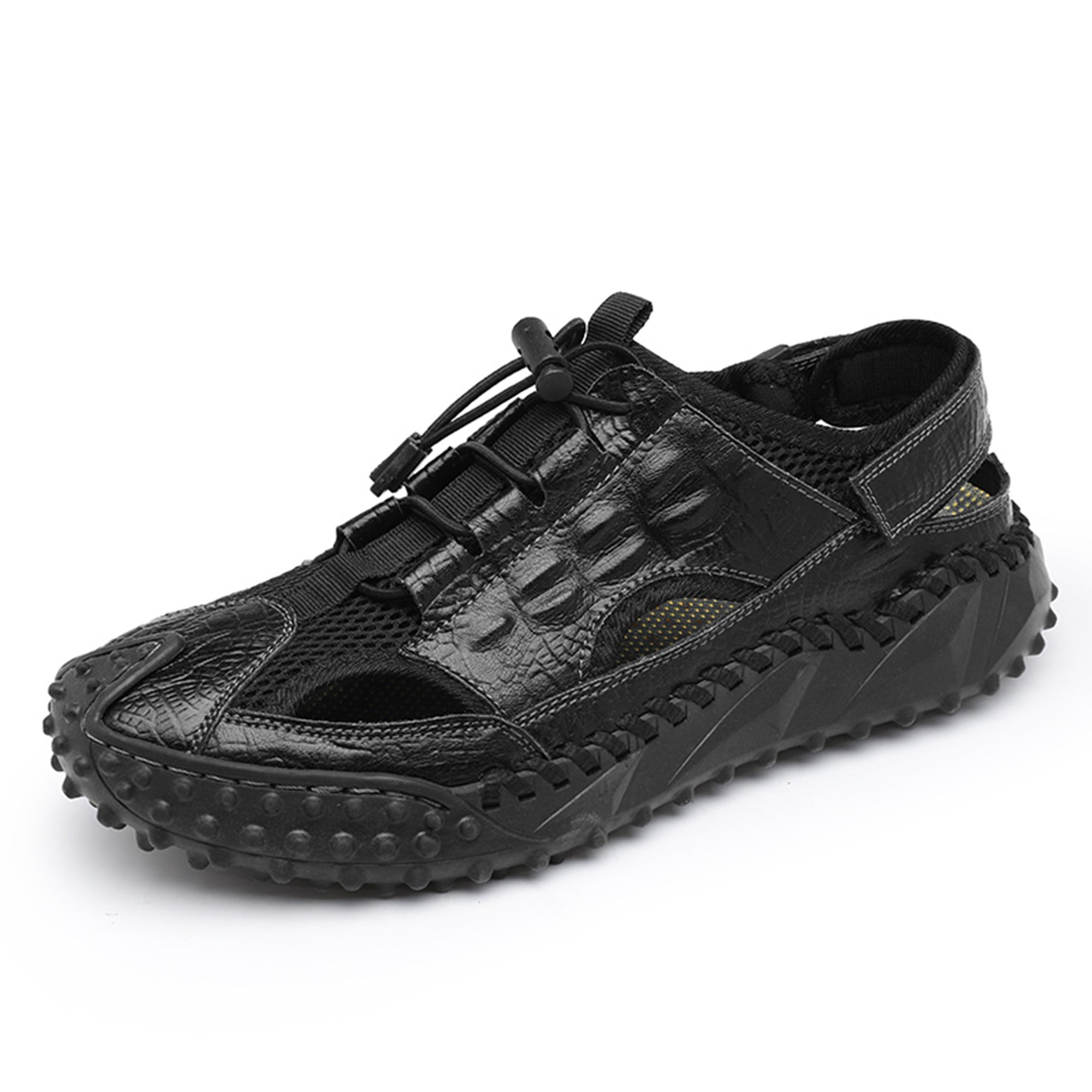 Hicooer GOOHIK Mens Closed Toe Sandals, Sport Sandals Casual Leather ...