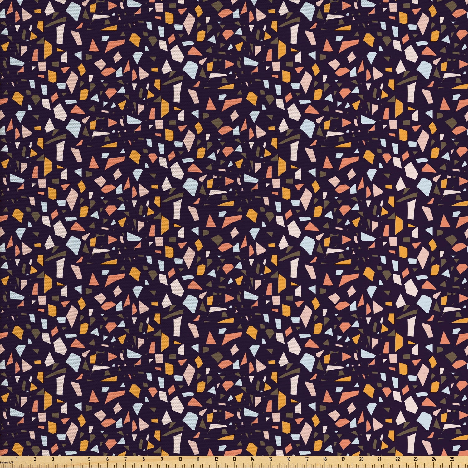 Geometric Fabric by the Yard, Various Irregular Forms on a Plain ...