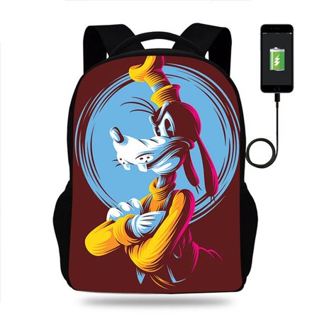 Mochila de Disney A Goofy Movie para niño y niña morral escolar con ...