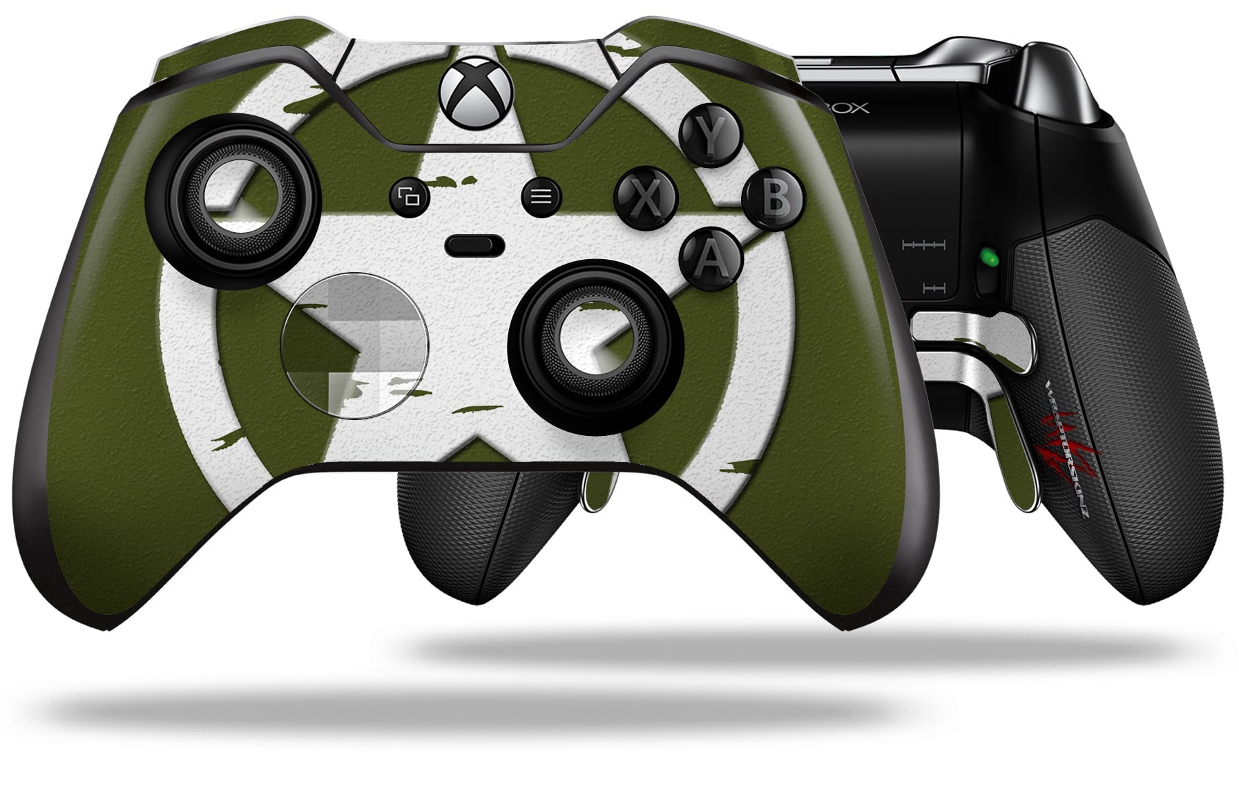 Distressed Army Star - Decal Style Skin fits Microsoft XBOX One ELITE ...