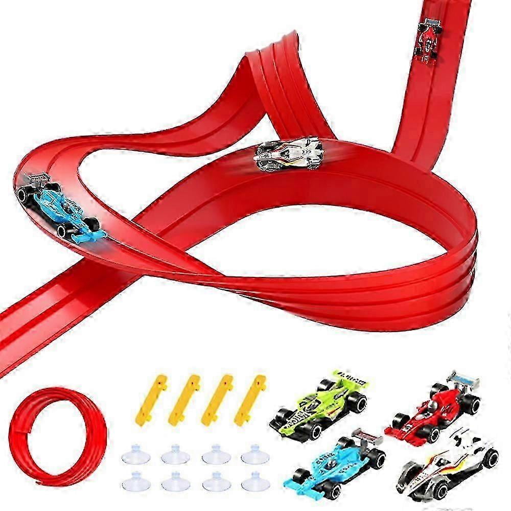 Click here for Hjw 5 Meter Diy Flexible Car Track Racing Set For... prices