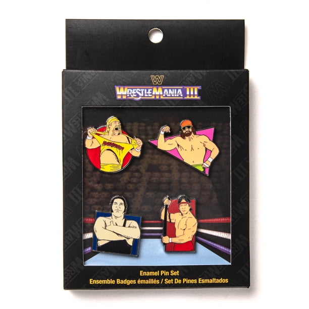 Funko Enamel Pin Set: WrestleMania III - Walmart Exclusive - Walmart.com