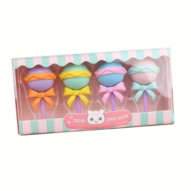 Cartoon Mini Eraser Simulation Kindergarten Eraser Portable Gift Box ...