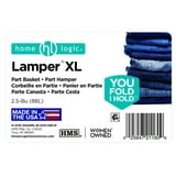 Home Logic 2.5 Bushel XL Lamper Plastic Laundry Basket, Green Sage, Adult / Tween - Walmart.com