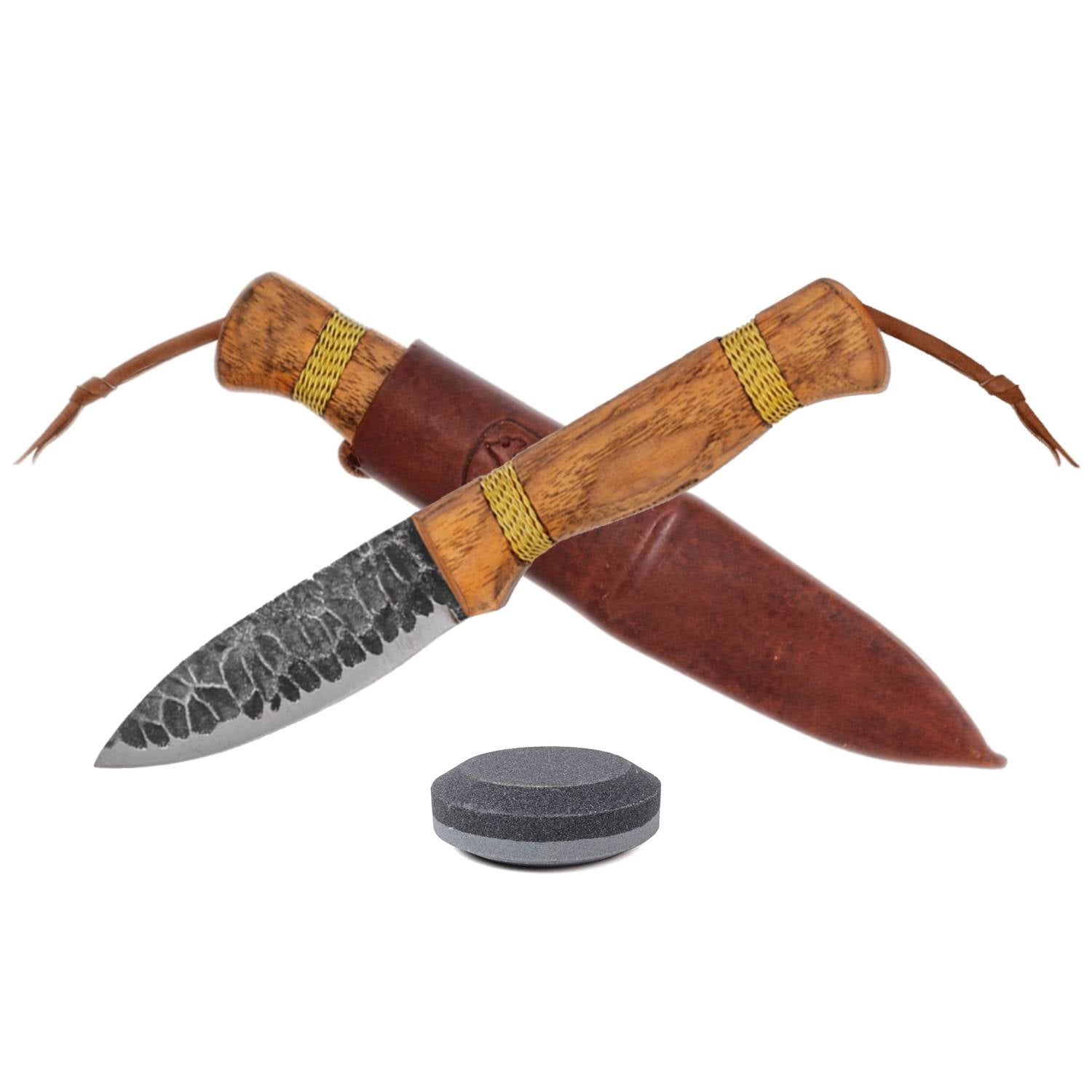 Condor Tool & Knife Cavelore Knife, Burnt American Hickory Handle, Hand ...