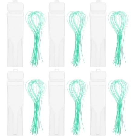 6 Boxes Dental Floss Threaders Tooth Flossing Cleaners Nylon Floss ...