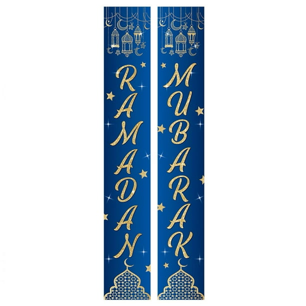 Eid Banner For Home | Eid Al Fitr Porch Banner | Mosque Islamic Holiday ...