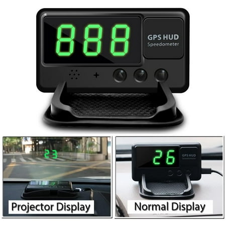 VJOYCAR C60 Universal Hud Heads up Display Car GPS Speedometers Digital ...
