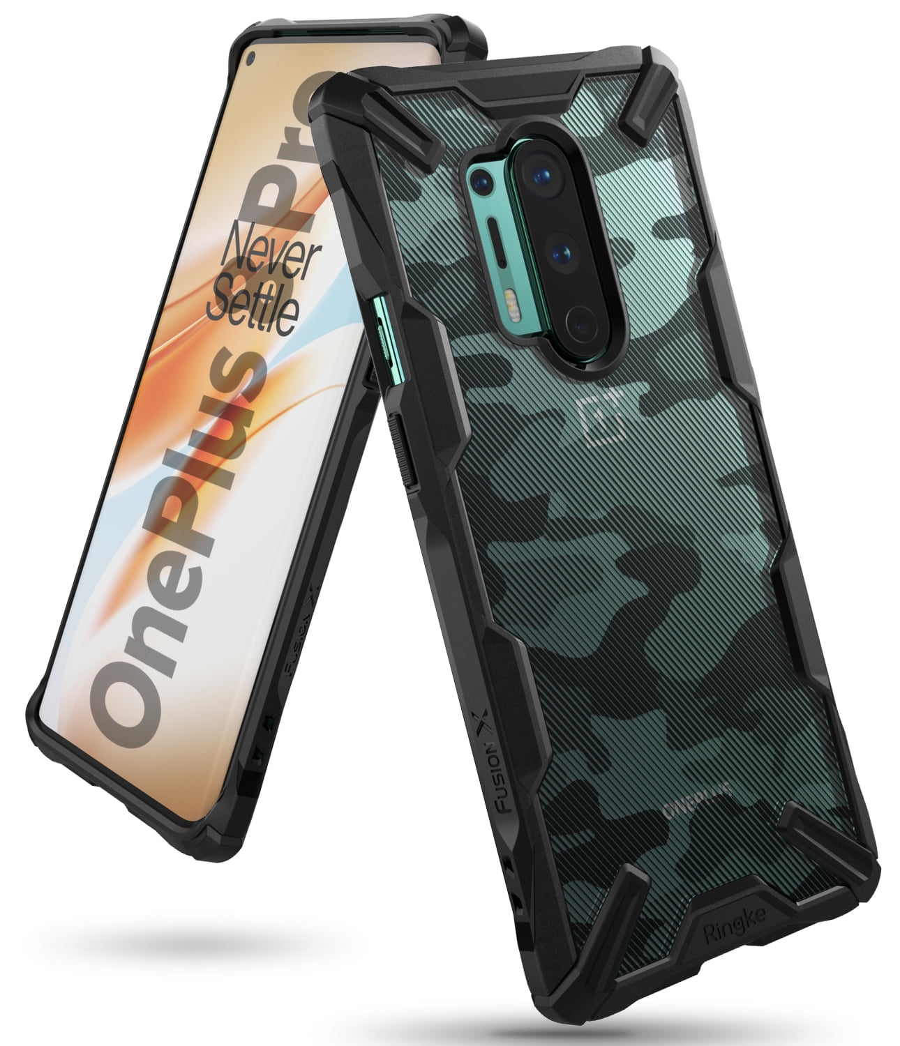 OnePlus 8 Pro Case, OnePlus 8 Pro Cover, Ringke [Fusion-X] - Camo Black ...