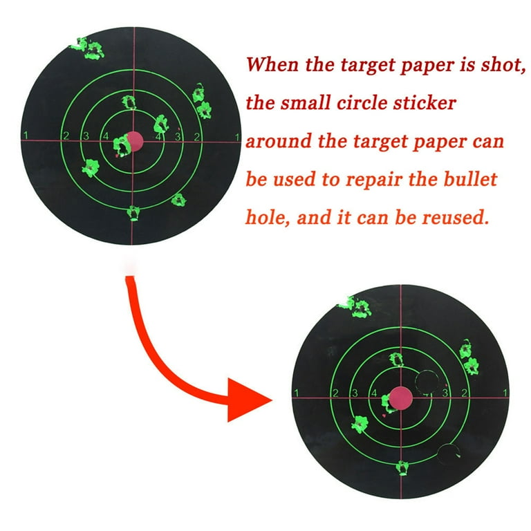 Bullet Hole Paper Target