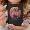 Capybara Dont Worry Be Capy Cute Be Happy Capybara Coffee Mugs ...