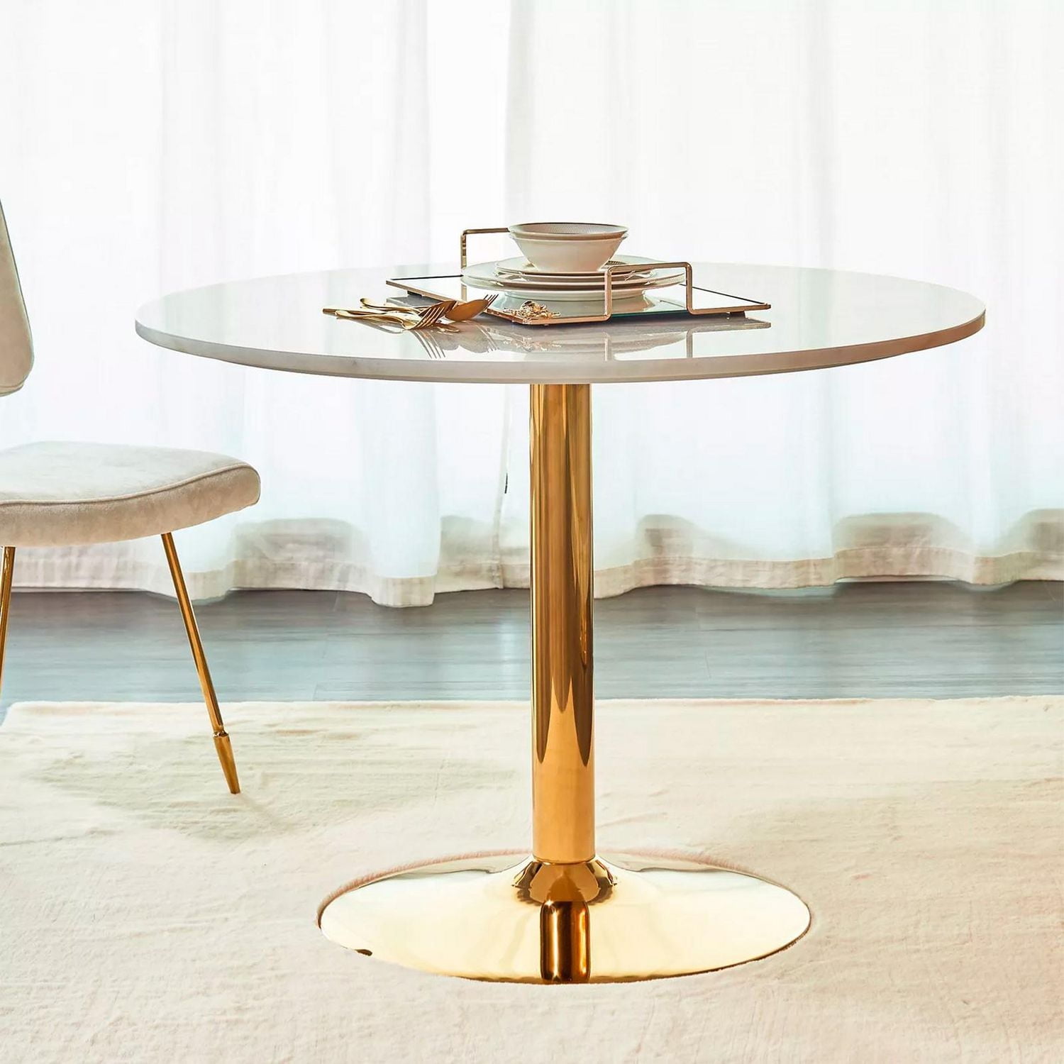 Click here for Heavenly Collection Gubi Gold Table prices