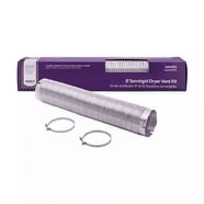 8 ft. Semi-Rigid Dryer Vent Kit with Close Elbows and Flexible Duct ...