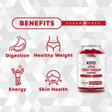 Ancient Keto Sugar Free Apple Cider Vinegar Gummies with The Mother ...