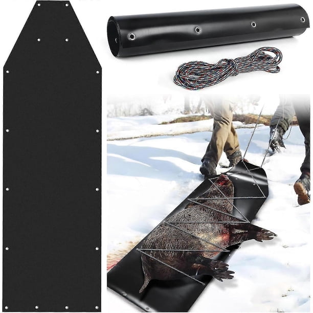 Deer Sled Waterproof Durable Deer Drag Sled With 2 Ropes, Dragging ...