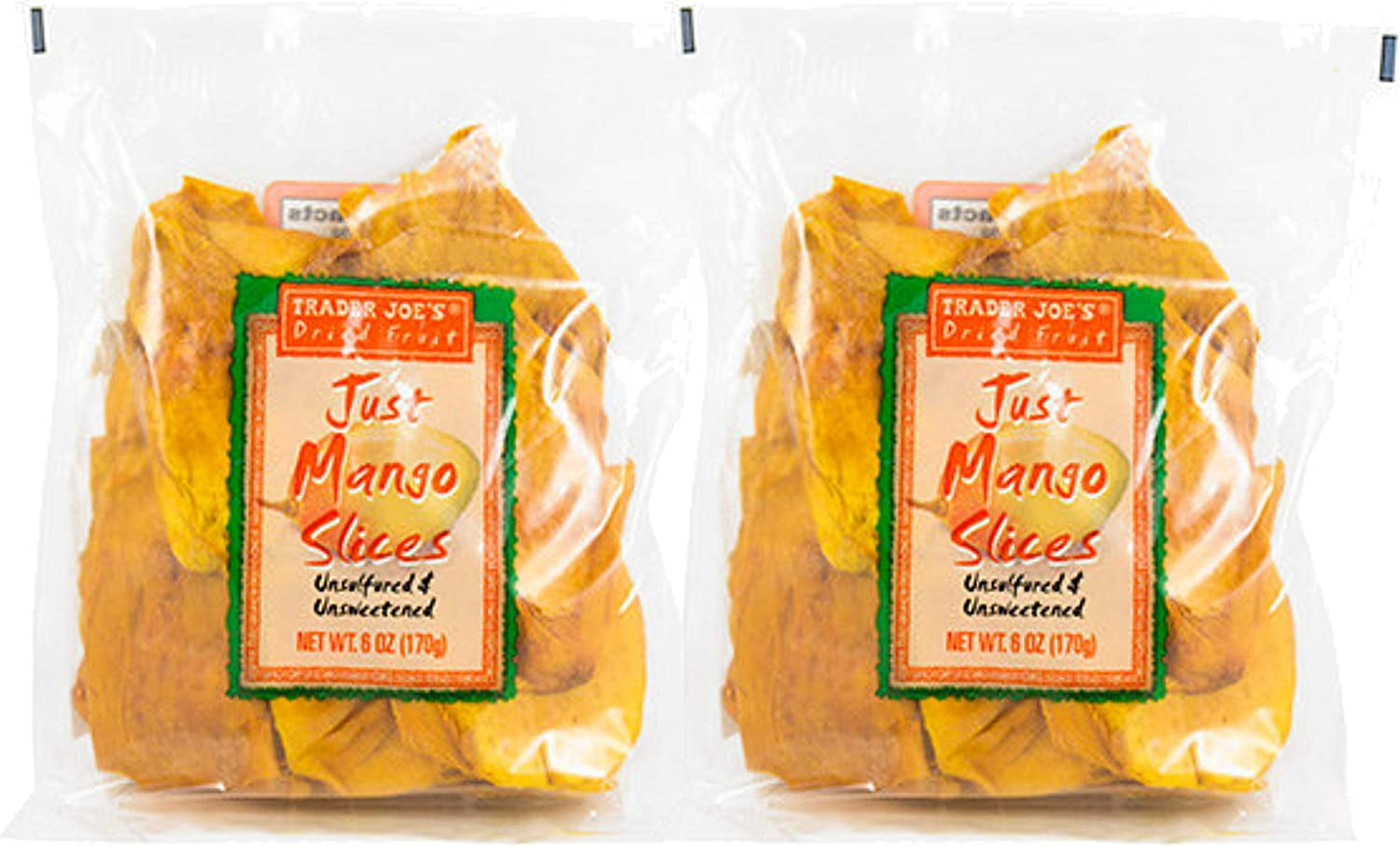 Trader Joes Just Mango Slices Unsulfured, Unsweetened Dried Fruit: 2 ...